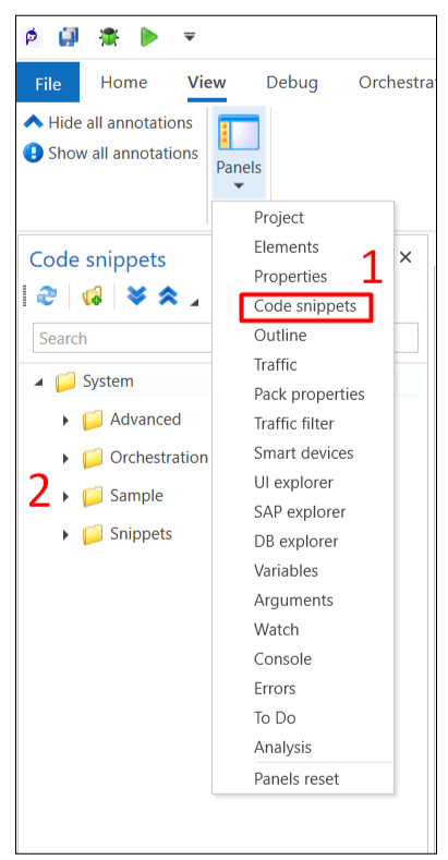 Code Snippets | Primo RPA